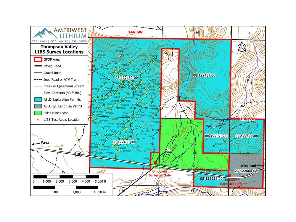 Ameriwest Lithium Launches Detailed Thompson Valley Study and Adds New ...