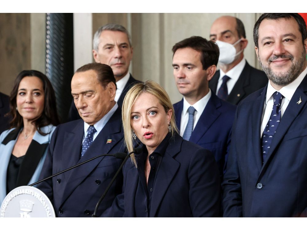 Italy's Meloni Sworn in as First Female Prime Minister | Financial Post