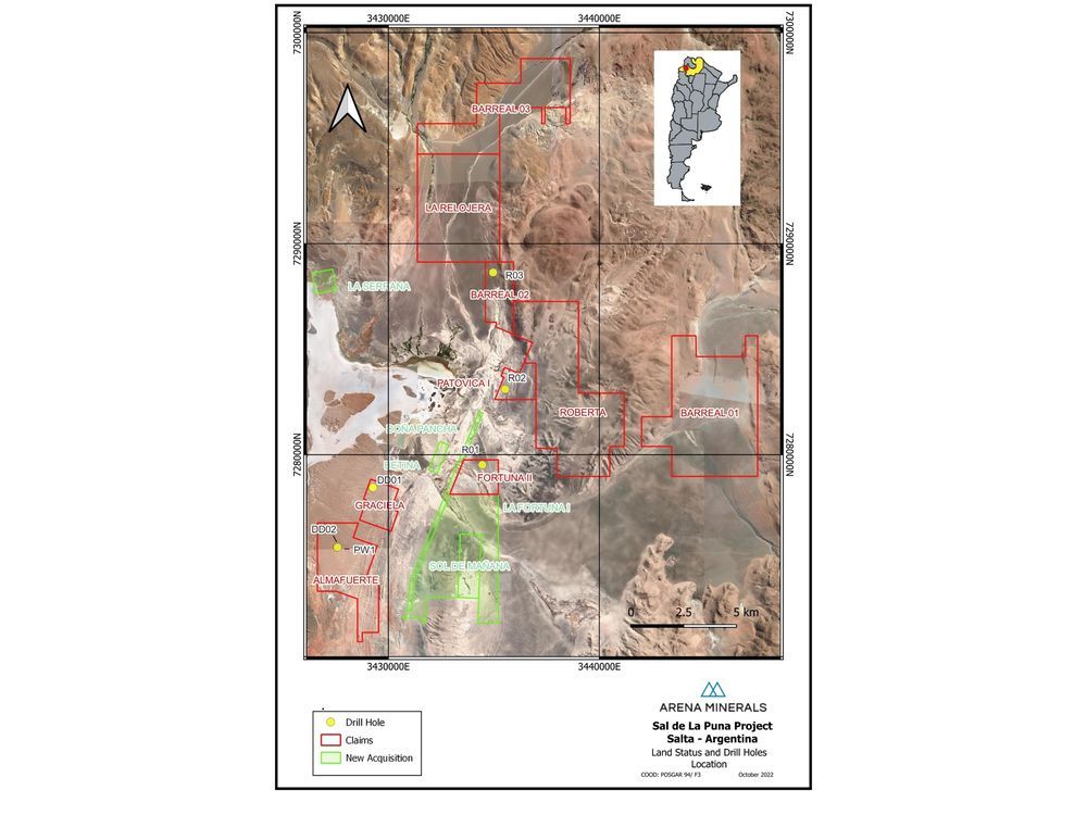 Arena Minerals to Acquire 2,000 Hectares Adjacent to R-01 Discovery in ...
