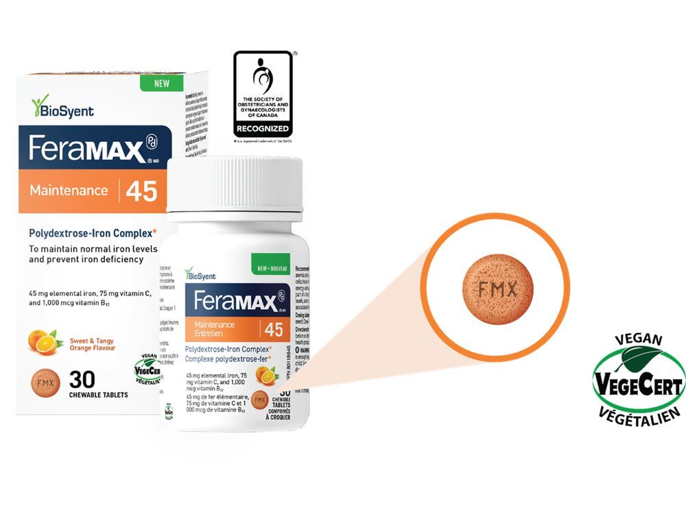 BioSyent Announces Launch of New FeraMAX Pd Maintenance 45 Financial Post