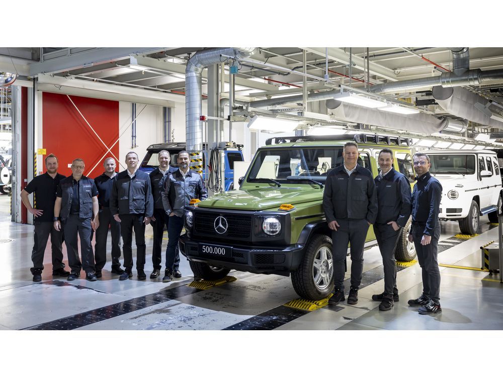 Magna Celebrates a Production Milestone: 500,000 Mercedes G-Class ...