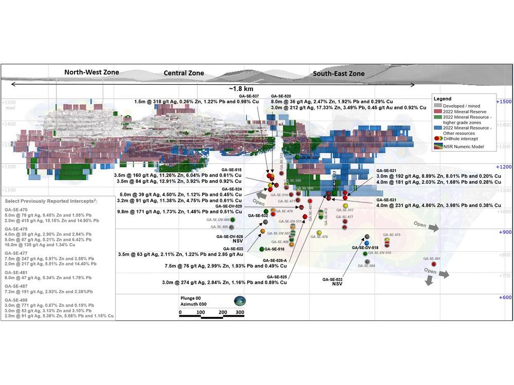 Gatos Silver Continues to Intercept High Grade Mineralization in South ...