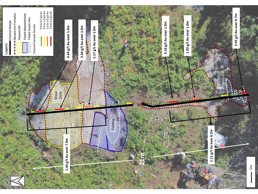 Angus Gold Announces Significant Surface Channel Sampling Results on ...