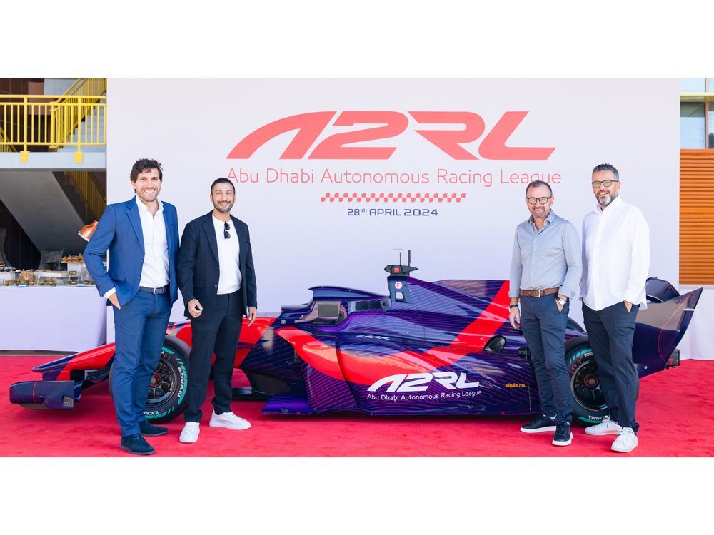 ASPIRE's A2RL Debuts Autonomous Racing Car in Abu Dhabi | Financial Post