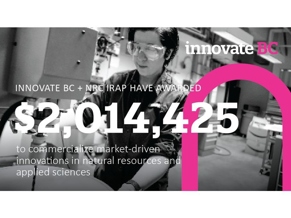 B.C. cleantech businesses receive $2M from Innovate BC and NRC IRAP through BC Fast Pilot ...