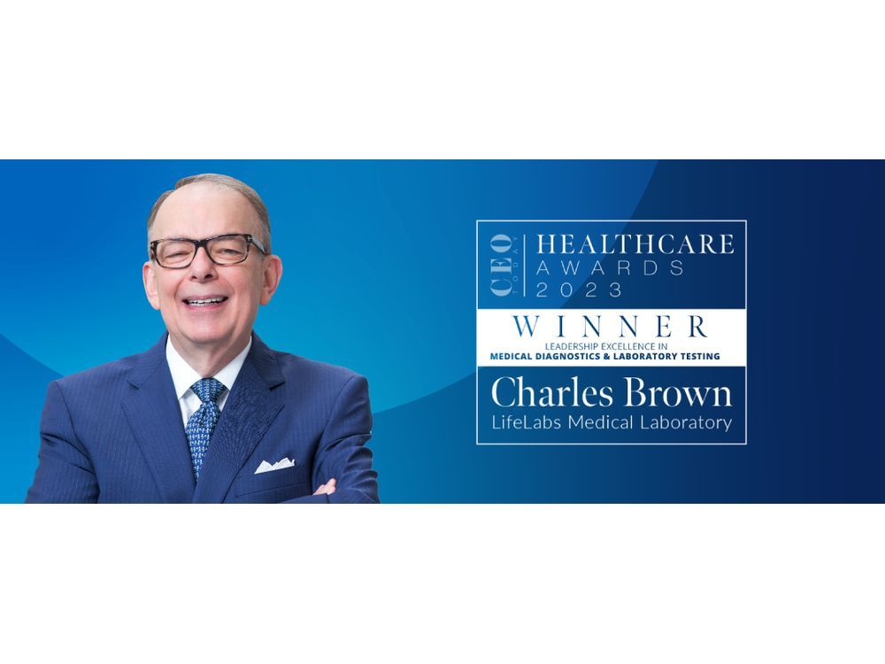 Charles Brown Wins Leadership Excellence Award in Medical Diagnostics ...