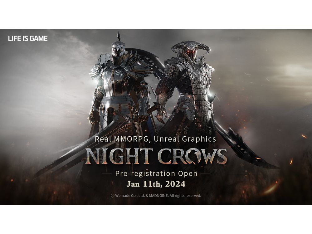 WEMADE Holds Global Pre-registration for MMORPG 'NIGHT CROWS ...