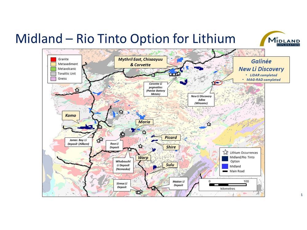 Midland Confirms High-Grade Lithium Up to 3.6% Li₂O on Additional ...