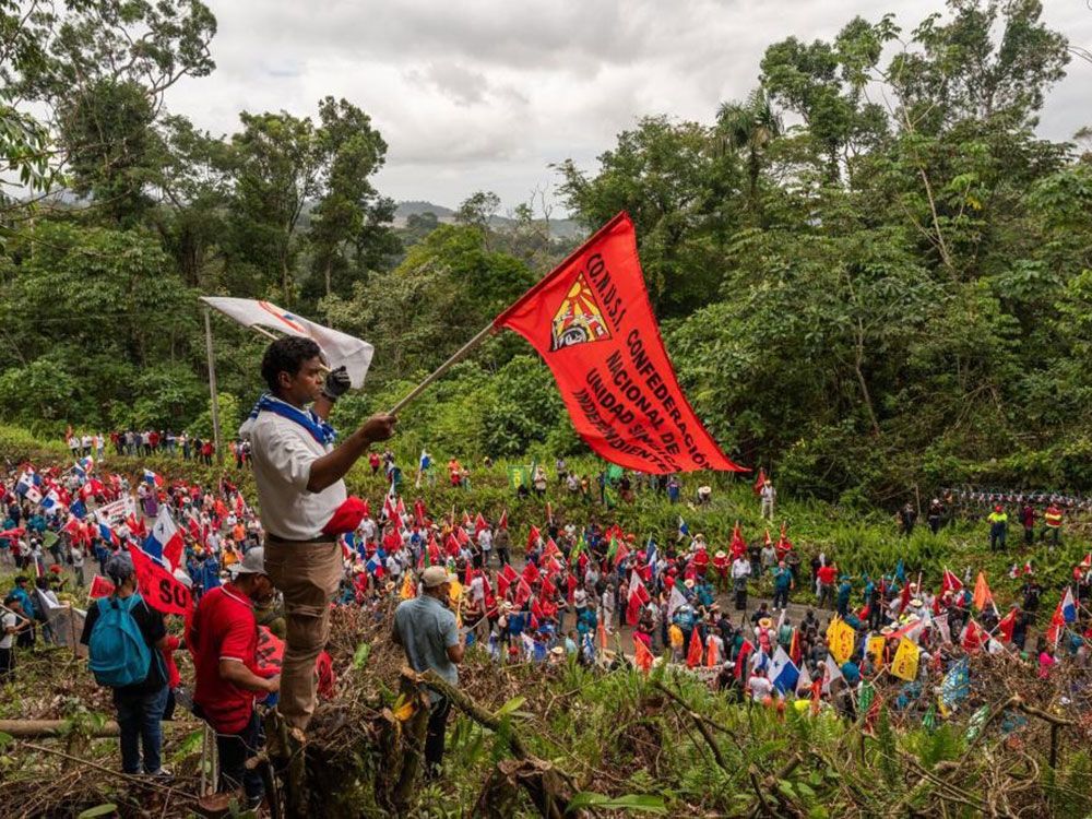 First Quantum's closed Panama copper mine targeted in fresh protest ...