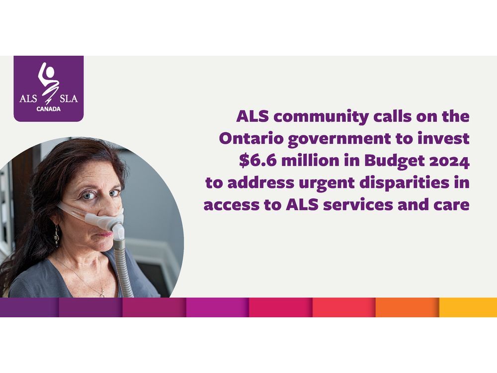 ALS community calls on the Ontario government to invest $6.6 million in ...