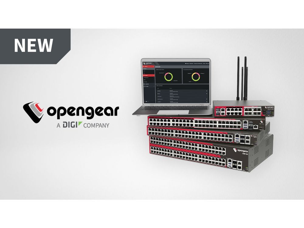 Opengear Enhances Remote Access with Smart Management Fabric (SMF) and Dynamic Routing-based IP ...