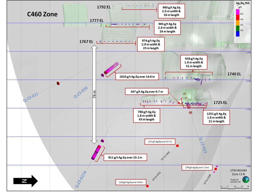 Silver Storm Drills 911 g/t Ag.Eq Over 13.05 m, Expanding C460 Zone 74 m at Depth | Financial Post