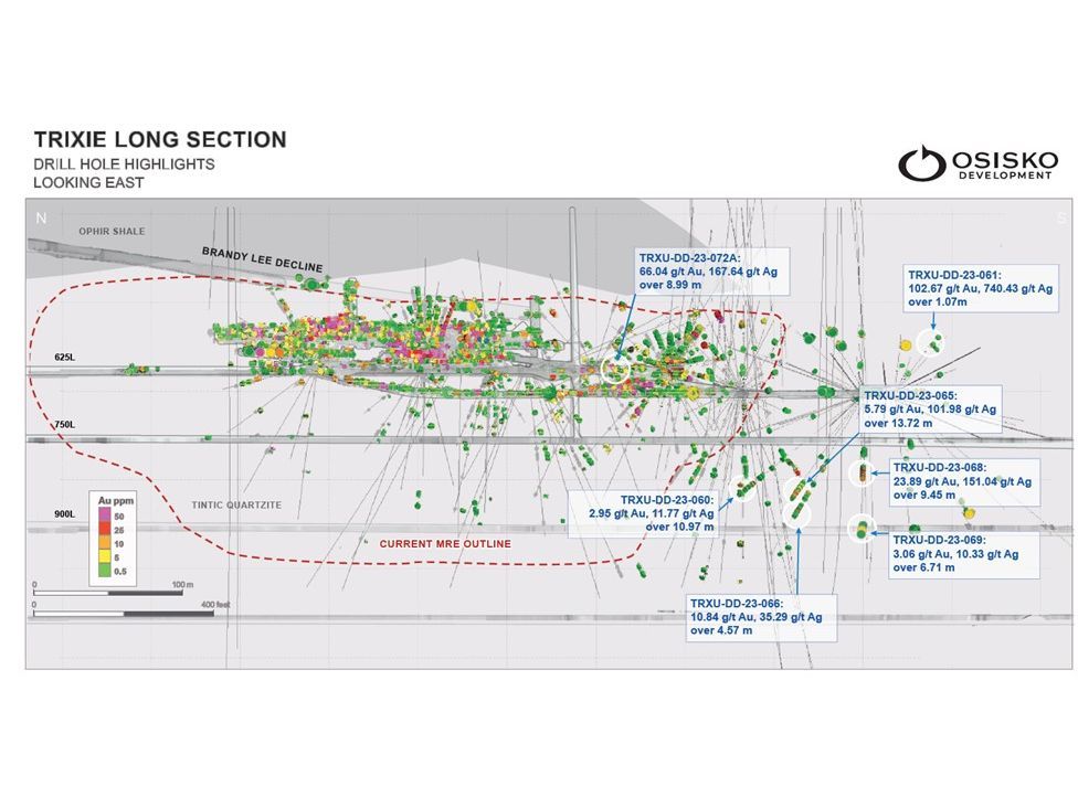 Osisko Development Intercepts 610 g/t Gold Over 0.46 Meters in ...