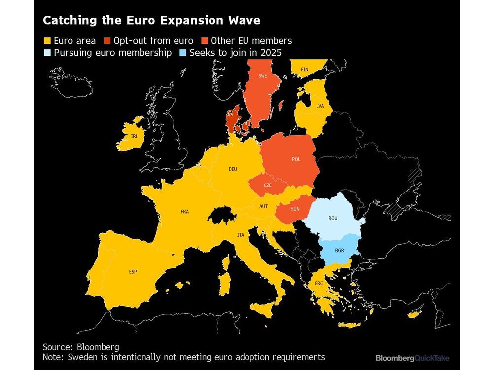 euro map with countries