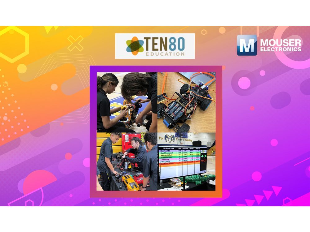 Mouser Electronics Sponsors Ten80 STEM Challenge to Empower Future Engineers and Innovators ...