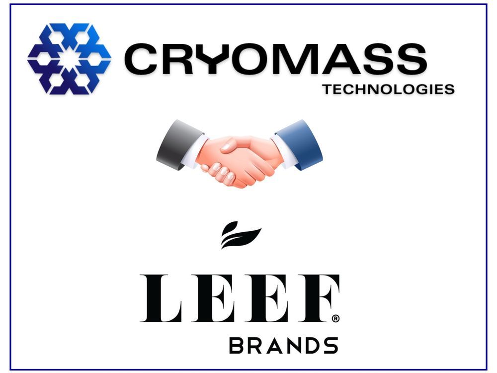 CryoMass Partners with Cannabis Powerhouse LEEF to Deploy Its Cryo ...