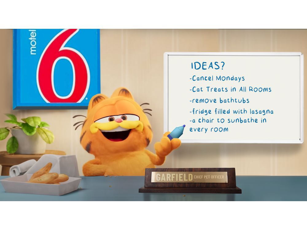 Motel 6 Appoints Garfield as First-Ever Chief Pet Officer | Financial Post