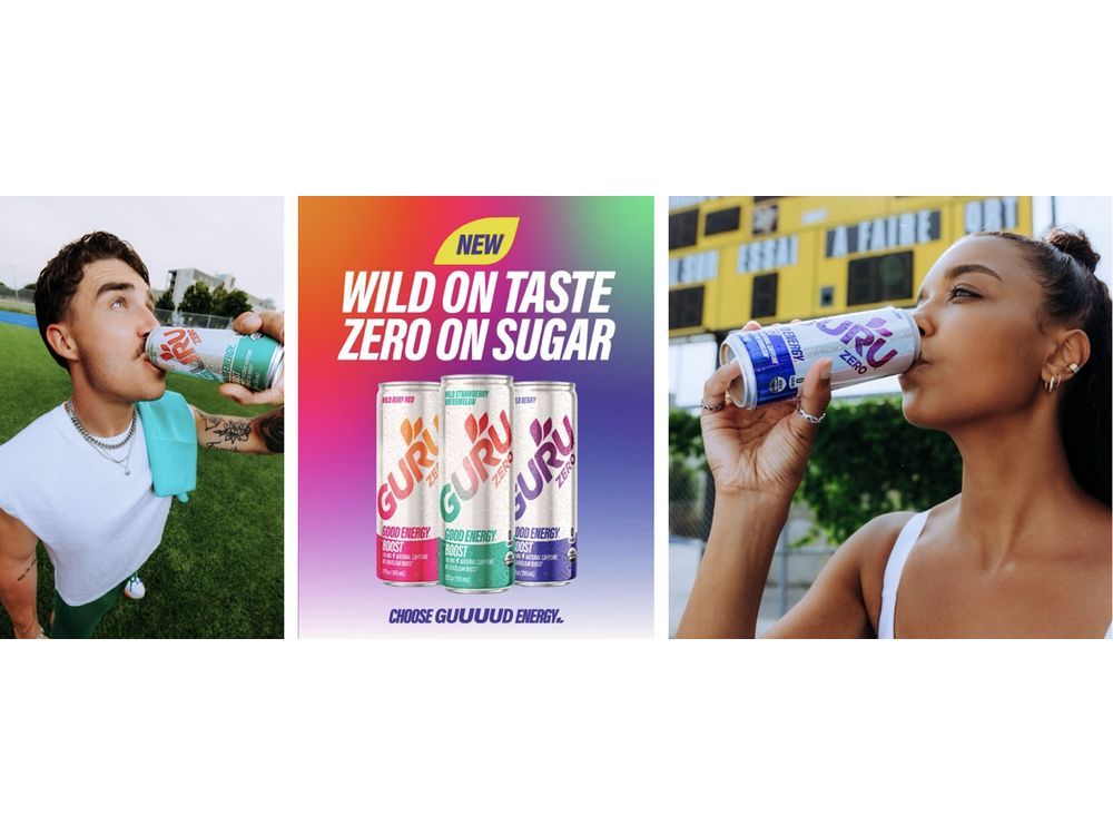 GURU Organic Energy Introduces the Zero Sugar Line in the US Through ...