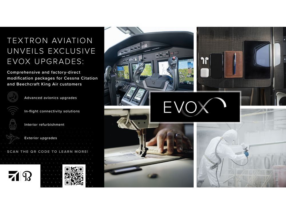 Textron Aviation Unveils Exclusive EvoX Upgrades: Comprehensive and Factory-Direct Modification ...