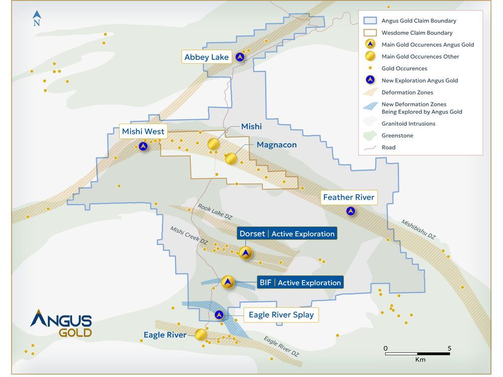Angus Gold Commences Fall Drilling Program on Dorset Gold Zone, Golden ...