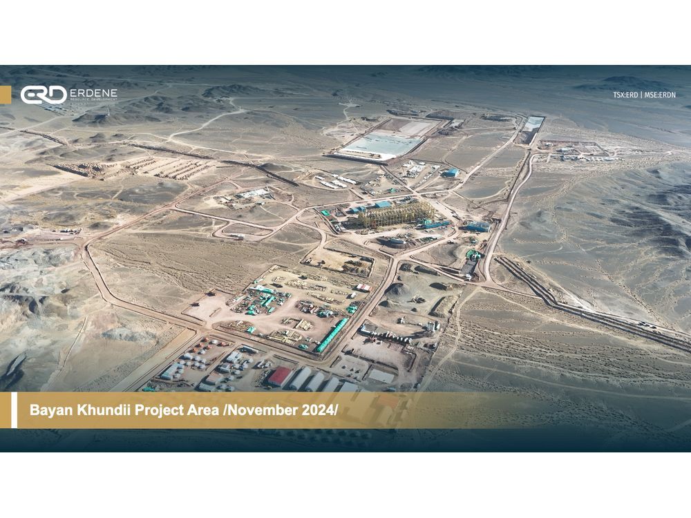 Erdene Announces Q3 2024 Results and Provides Bayan Khundii Gold ...