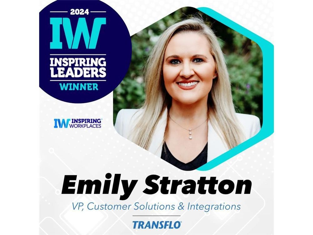 Transflo's Emily Stratton Wins 2024 Inspiring Leaders Award | Financial ...