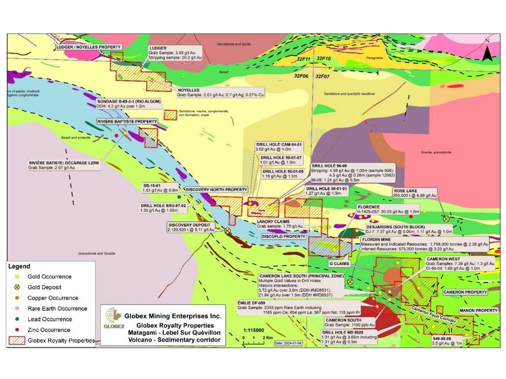 O3 Mining Starts Drilling on Globex's Florence and Cameron Royalty Claims | Financial Post