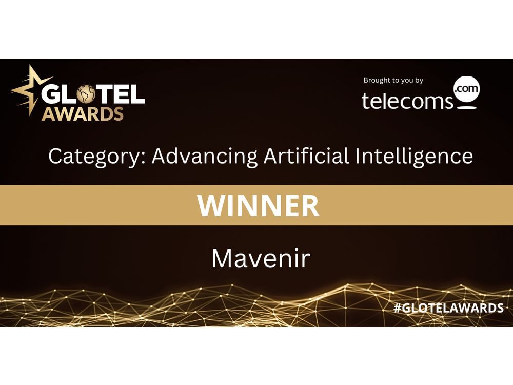 Mavenir's Network Intelligence as a Service (NIaaS) Wins the Advancing Artificial Intelligence ...