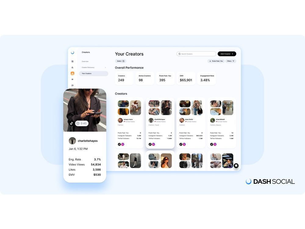 Dash Social Launches Creator Management Platform | Financial Post