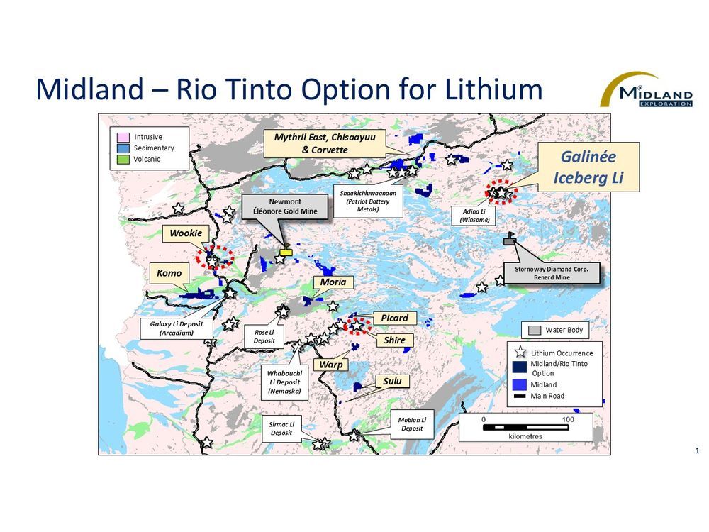 Midland, in Partnership With Rio Tinto Exploration Canada, Resumes ...