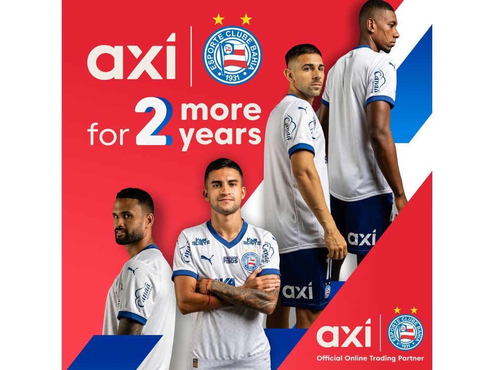 Axi and Esporte Clube Bahia to Continue Their Collaboration for Two More Years | Financial Post