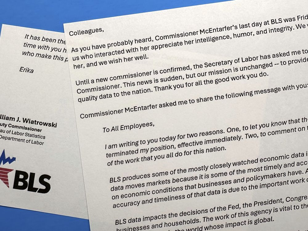 'Crazy!!': How Labor Statistics staff reacted to Trump firing ...