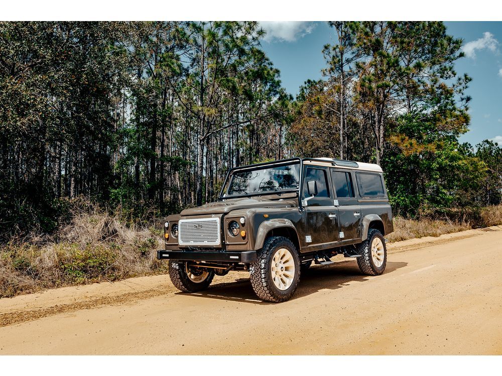 A Collector's Dream in Olive Yellow Green, This 1995 Defender 110 Was ...