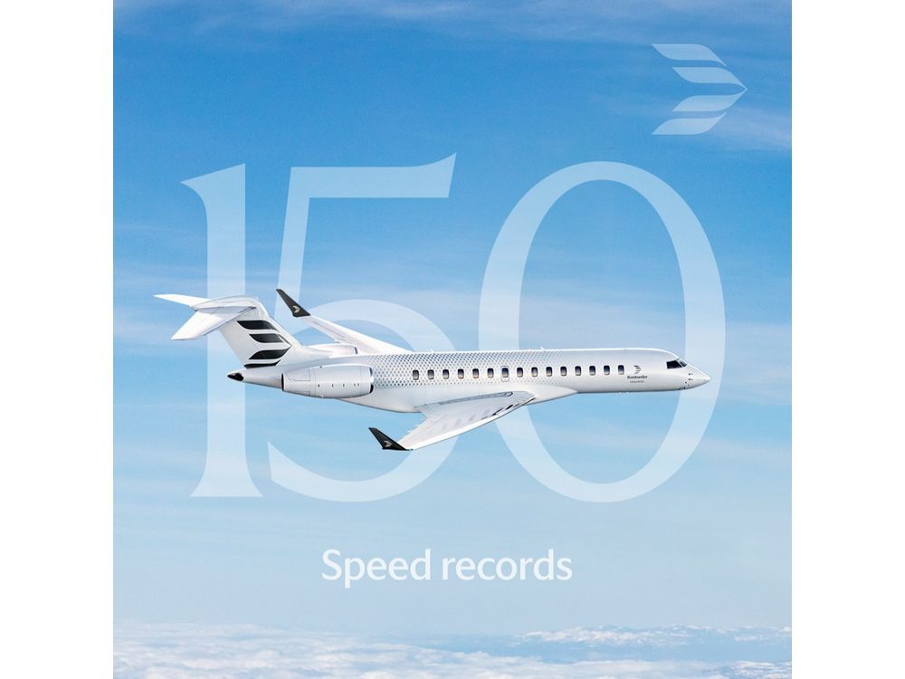Bombardier's Global 7500 Jet Soars to New Heights With its 150th Speed ...