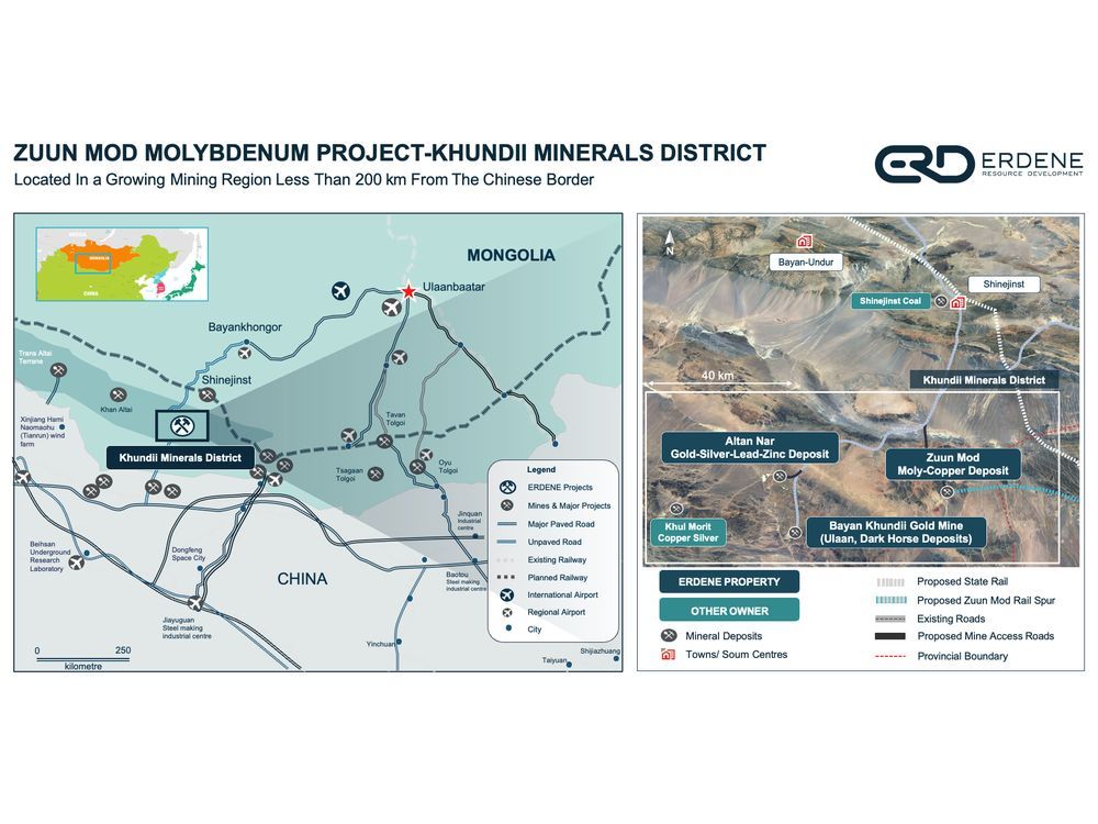 Erdene Announces Updated Resource for the Zuun Mod Molybdenum-Copper ...