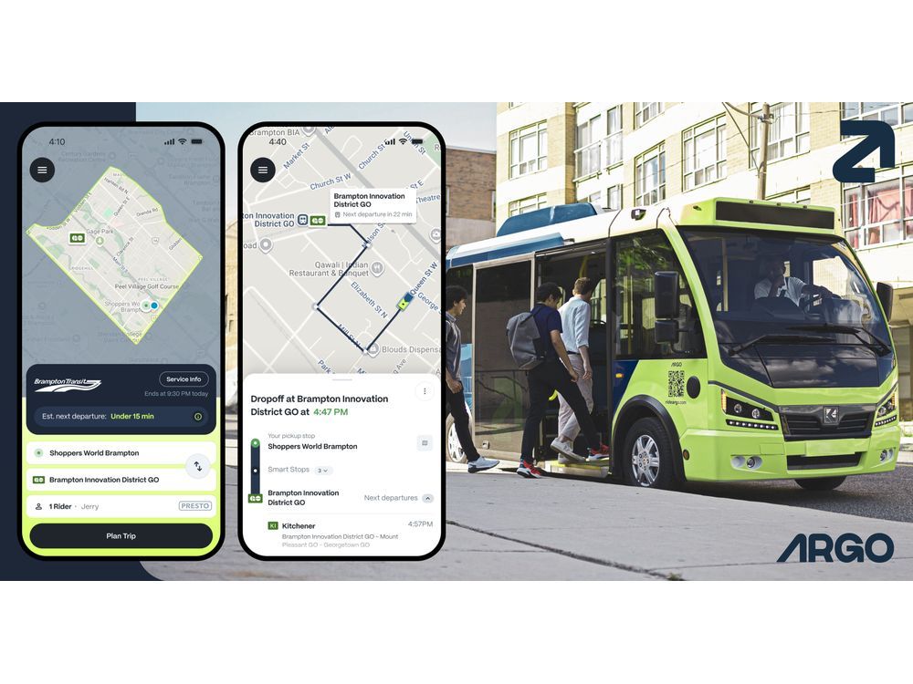 Argo Launches Smart Routing™ Pilot Service in the City of Brampton with ...