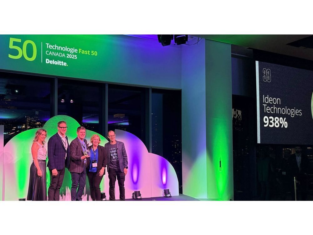 Ideon Technologies Amongst North America's 500 Fastest-Growing Tech ...