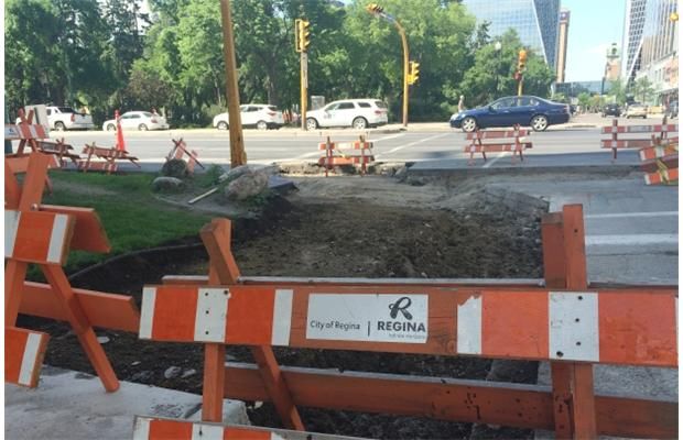 Downtown construction causes woes for pedestrians | Regina Leader Post