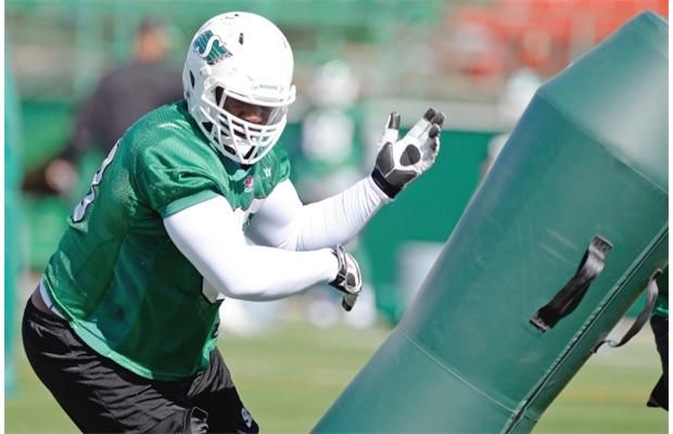 George gets charge out of rookie Rider | Video | Regina Leader Post