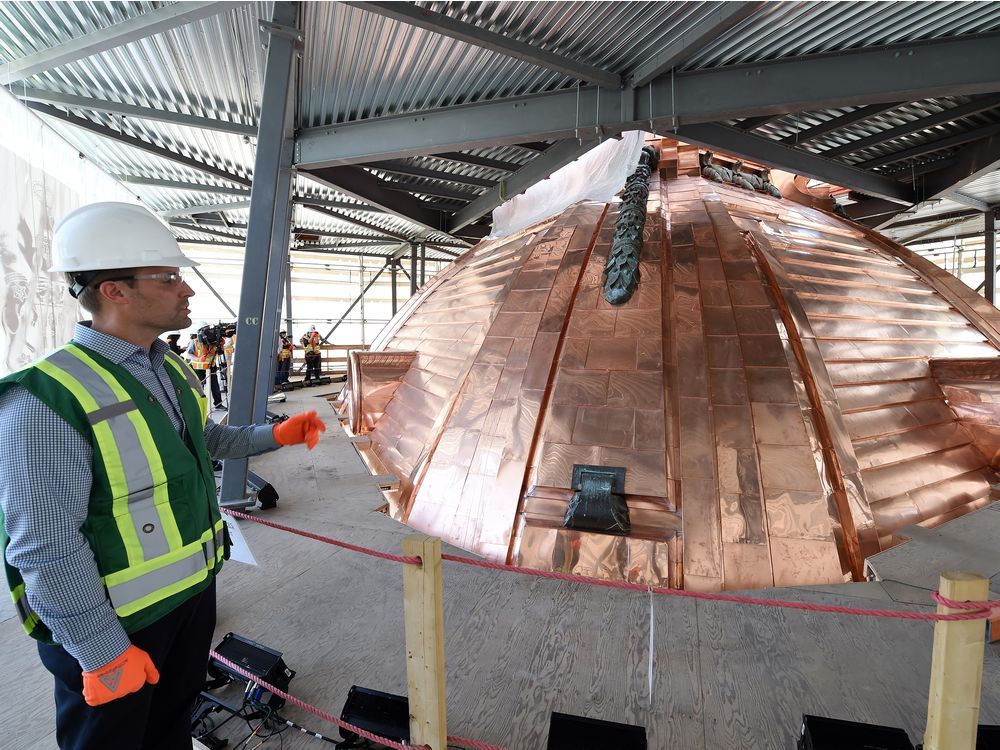 Dome of Saskatchewan Legislative Building unveiled | Regina Leader Post