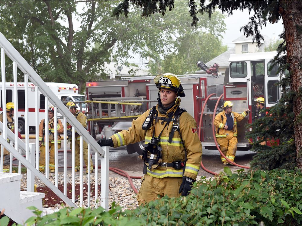 Photos: Regina firefighters respond to house fire in Eastview | Regina ...