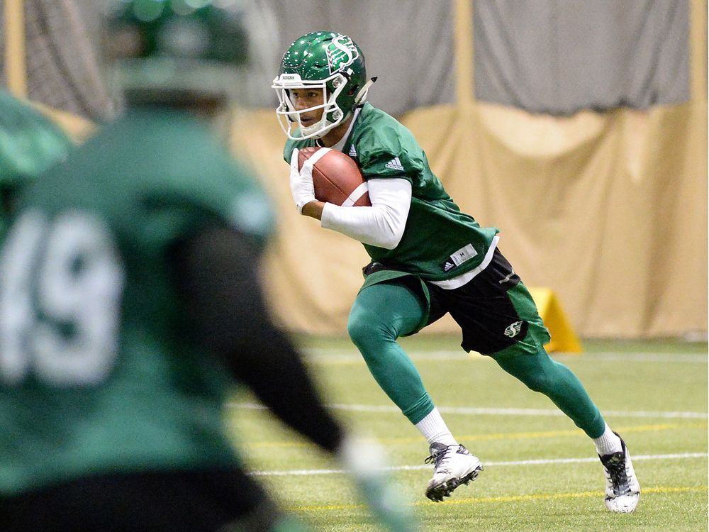 Green was the colour for the Saskatchewan Roughriders' Joe Craig ...