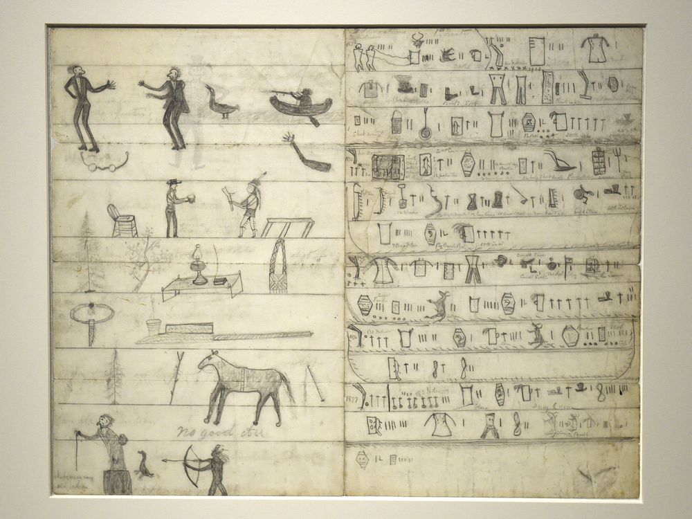 Chief Paskwa Pictograph on display | Regina Leader Post