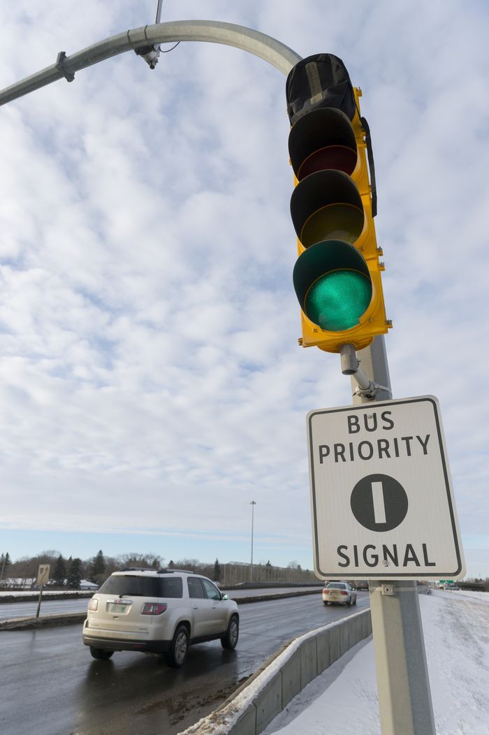 City's first bus priority lane, traffic signal operational next week ...