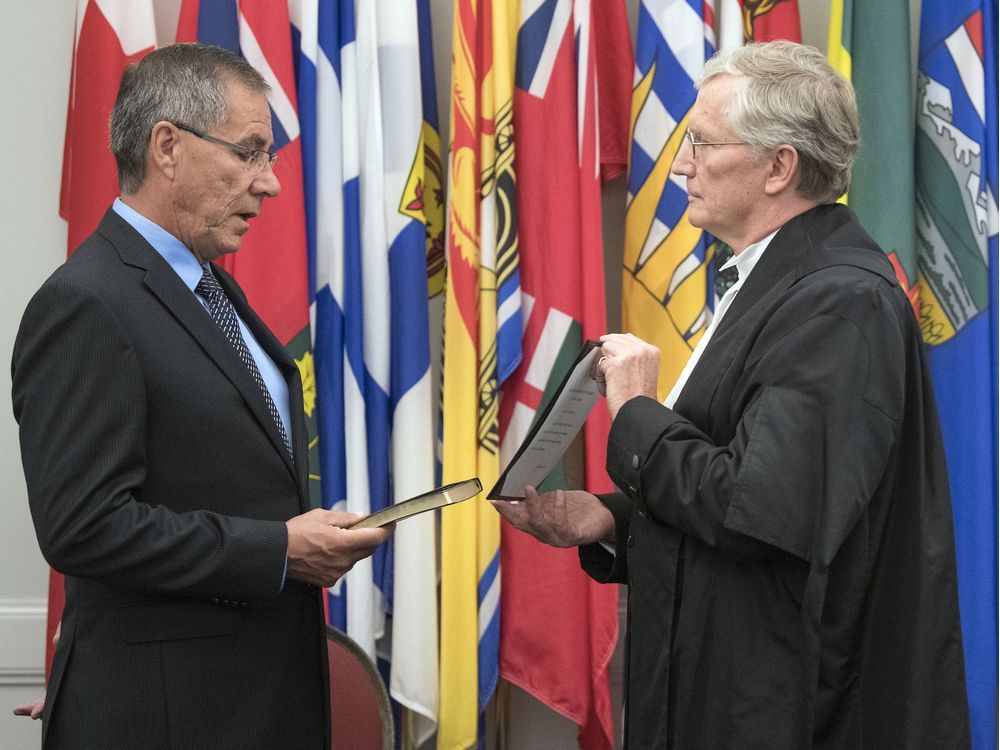 Russ Mirasty sworn in as lieutenant-governor at 'historic' ceremony ...