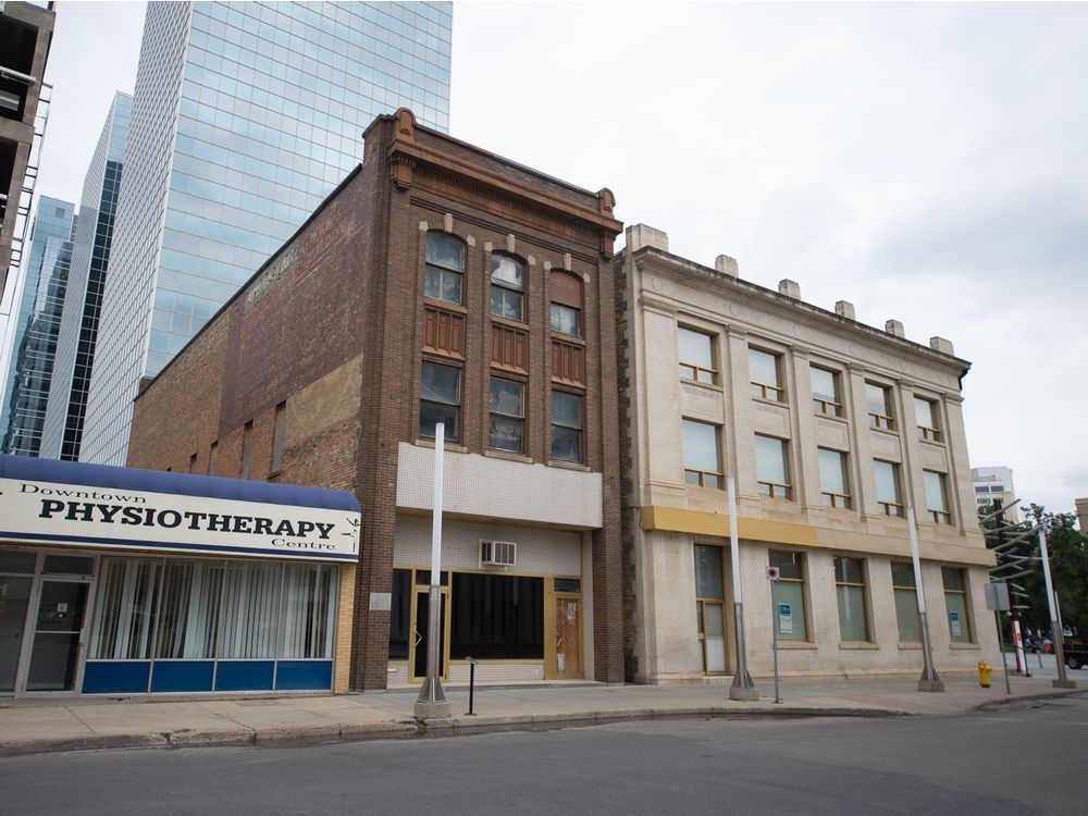 Provincial review board urges saving facade of Burns Hanley Building ...