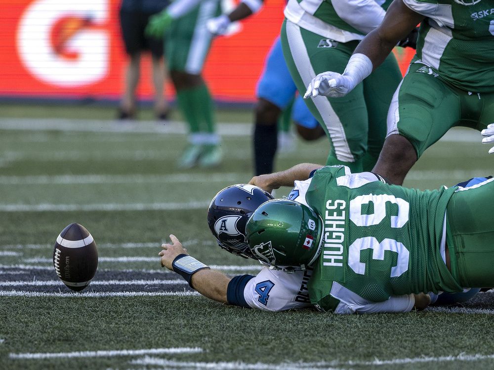 Hughes makes an impact in return to Riders' active roster | Regina ...