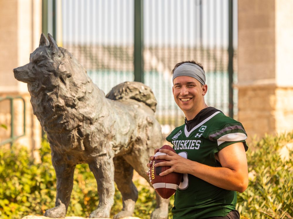 Mason Nyhus shines on and off field with U of S Huskies | Regina Leader ...