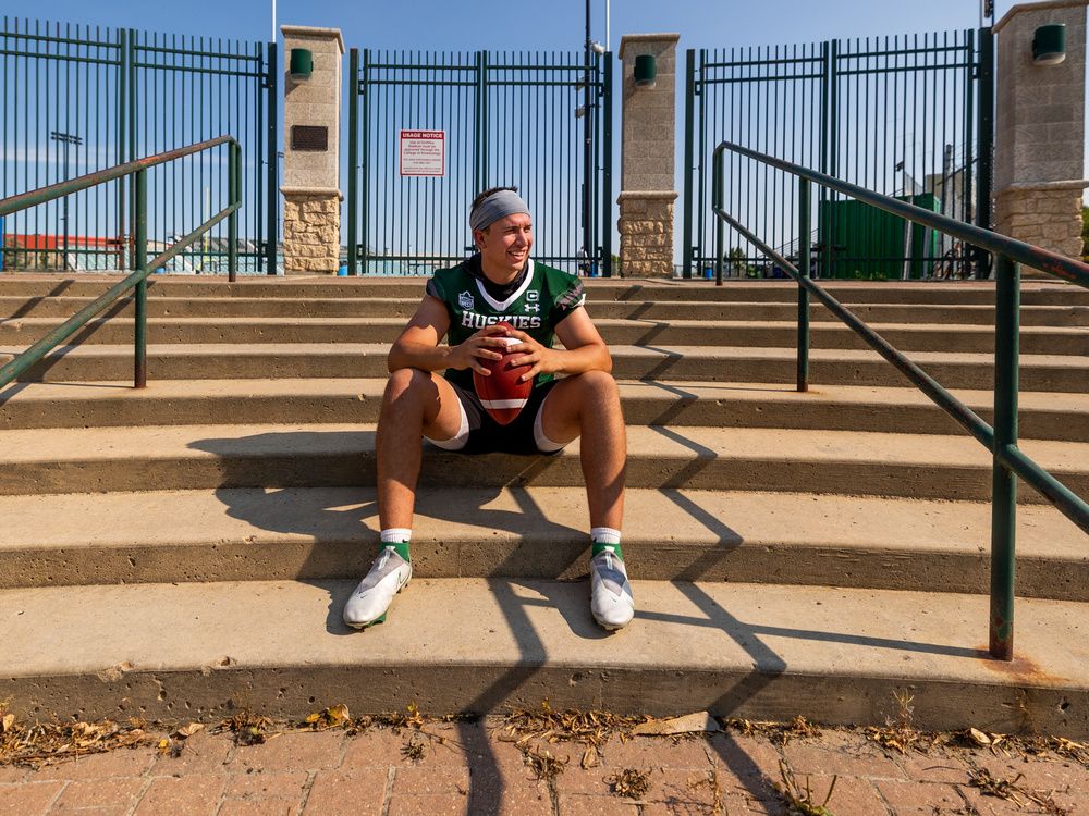 Mason Nyhus shines on and off field with U of S Huskies | Regina Leader ...