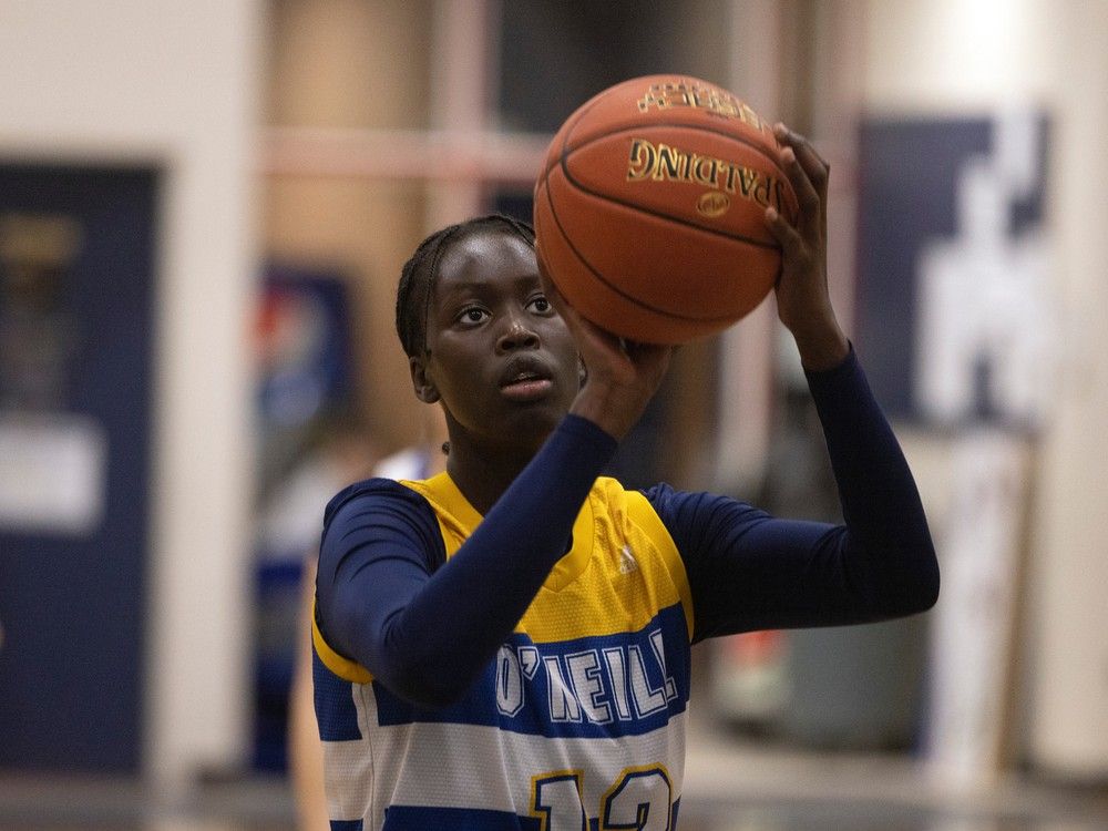 Ajok Madol scores 41 points in O'Neill Titans' win | Regina Leader Post